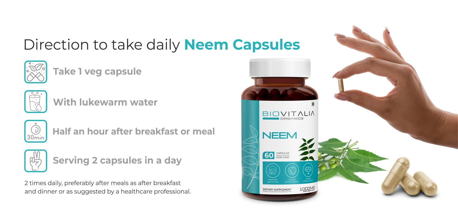 Buy Biovitalia Organics Neem Supplement Products